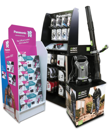 Semi-Permanent Displays Point of Purchase Displays - Brown Packaging